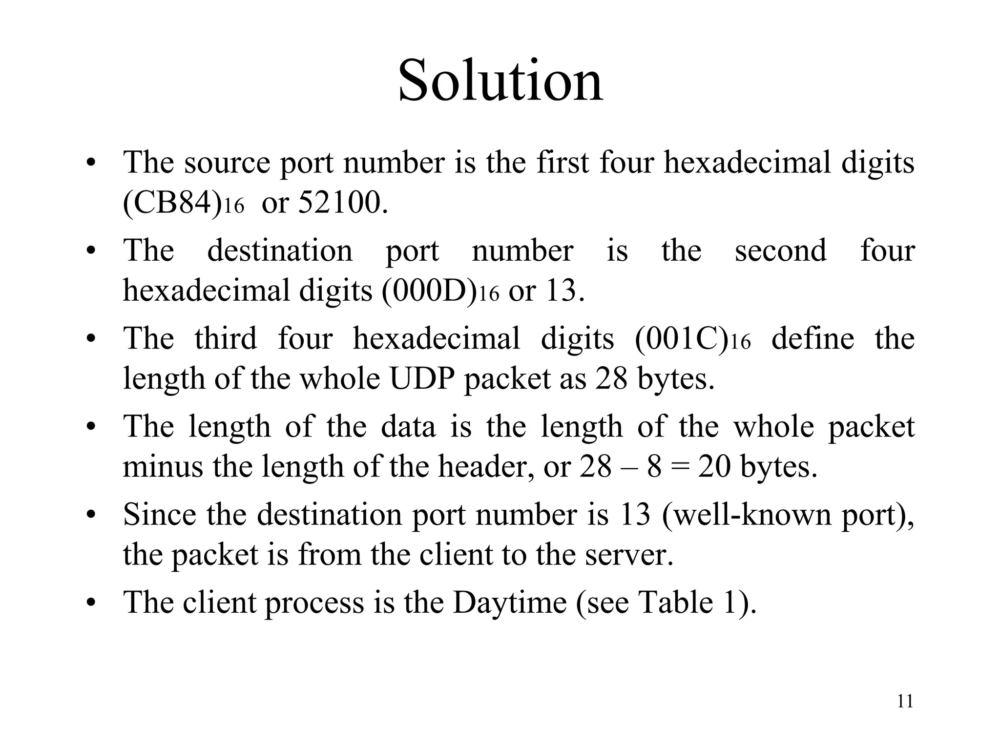 User Datagram Protocol Pptx Computer Networking Computing 9615
