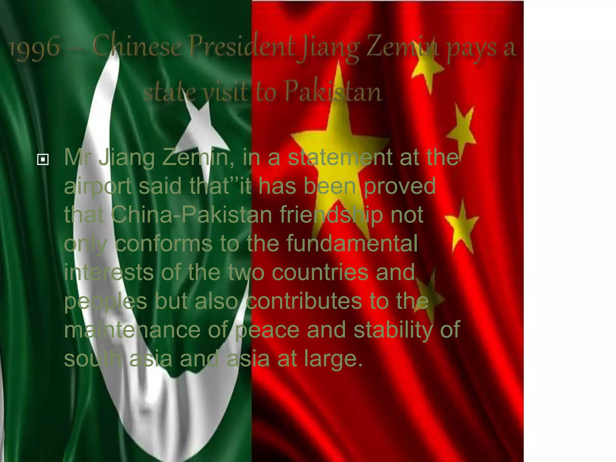Pak china relations | PPTX