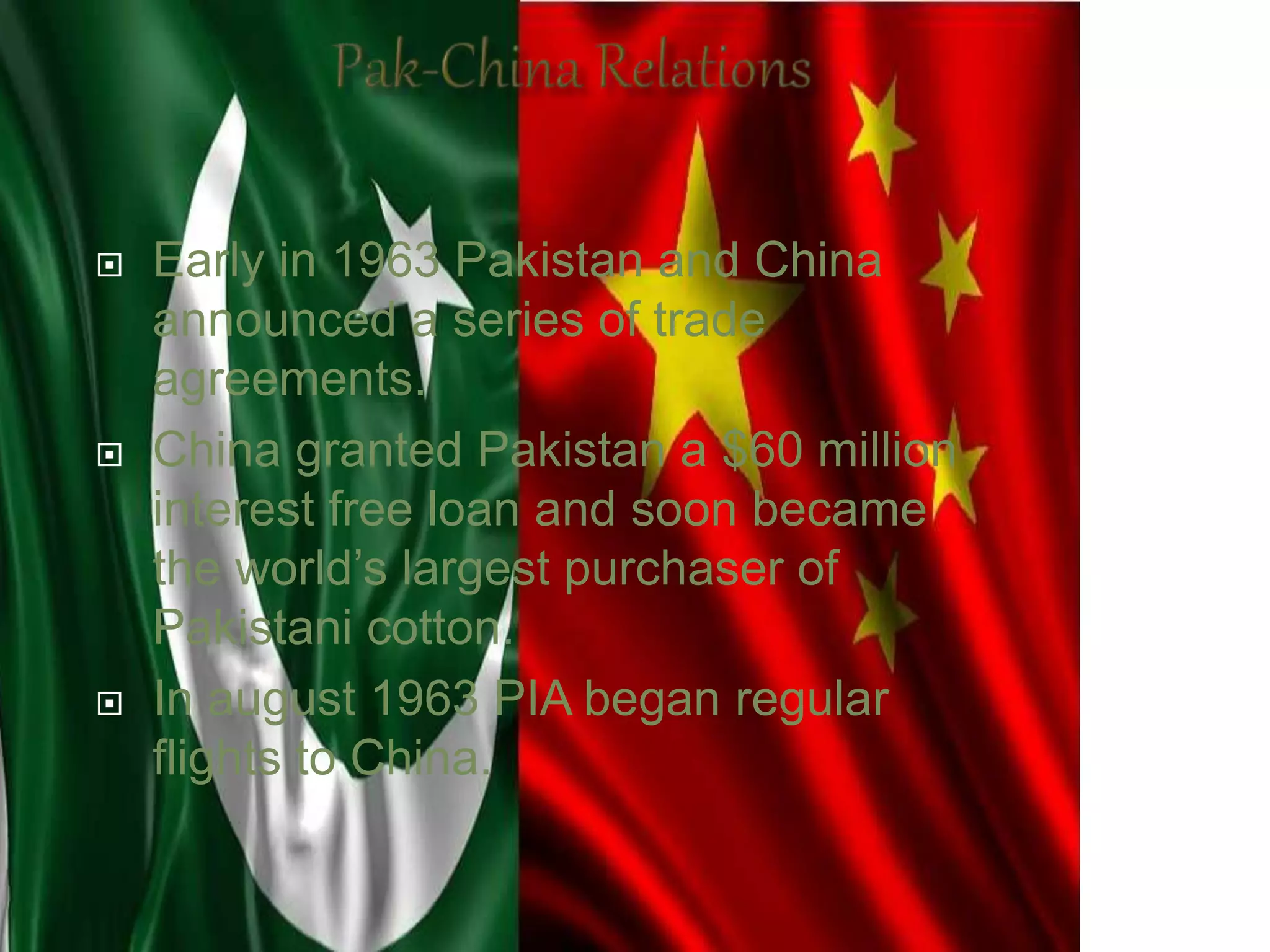 Pak china relations | PPTX