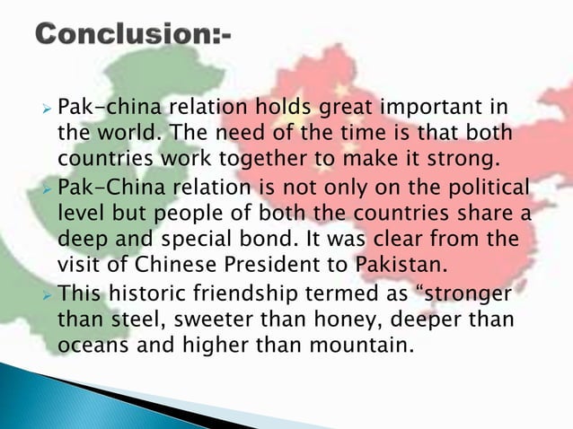 Pak china relations | PPTX | Asia Travel | Travel Locations
