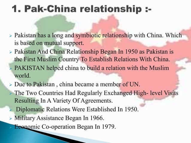 Pak china relations | PPTX | Asia Travel | Travel Locations
