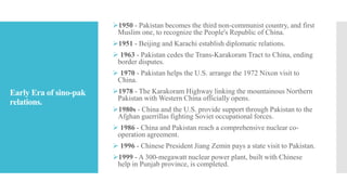 Pak china relations : Media & Current Affairs : Student Collaboration | PPT