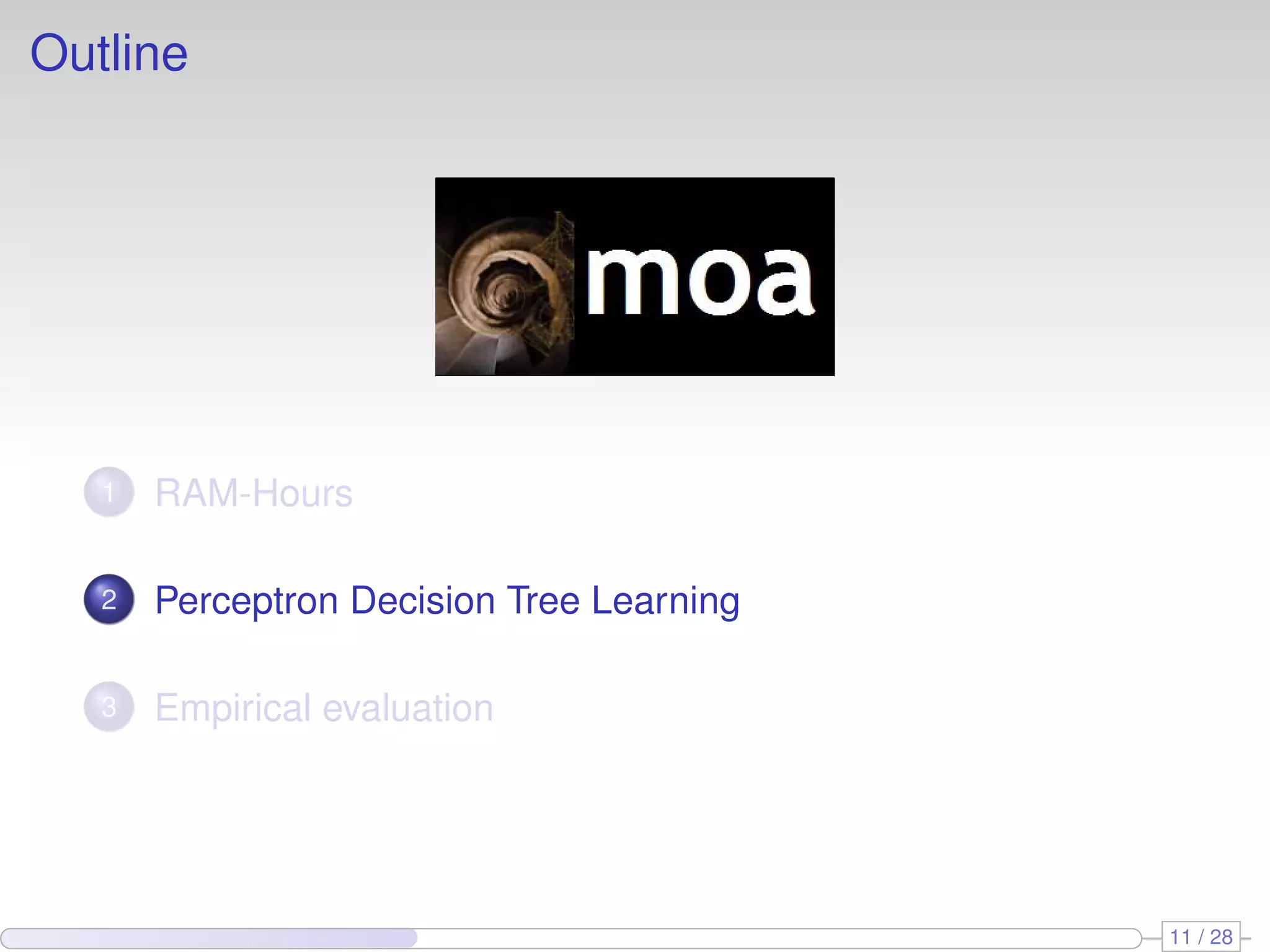 Fast Perceptron Decision Tree Learning From Evolving Data Streams Ppt