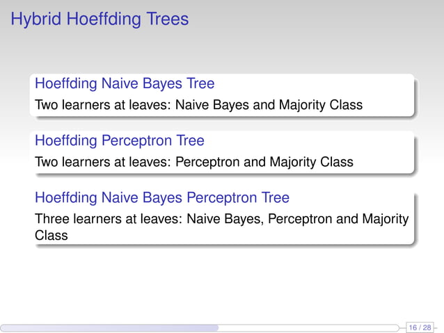 Fast Perceptron Decision Tree Learning From Evolving Data Streams Ppt