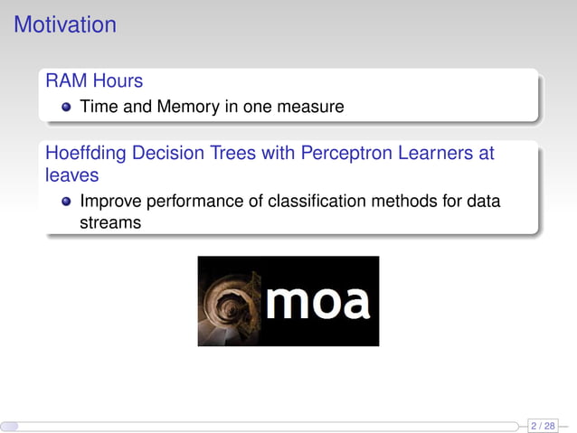 Fast Perceptron Decision Tree Learning From Evolving Data Streams Ppt