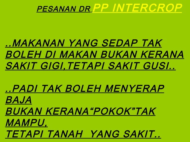 Pakej padi baja soil amendment dan foliar taaveekun part1 | PPT