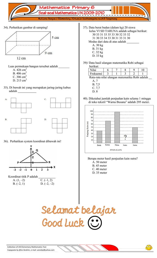 Paket.2 un mathematics 2009.56