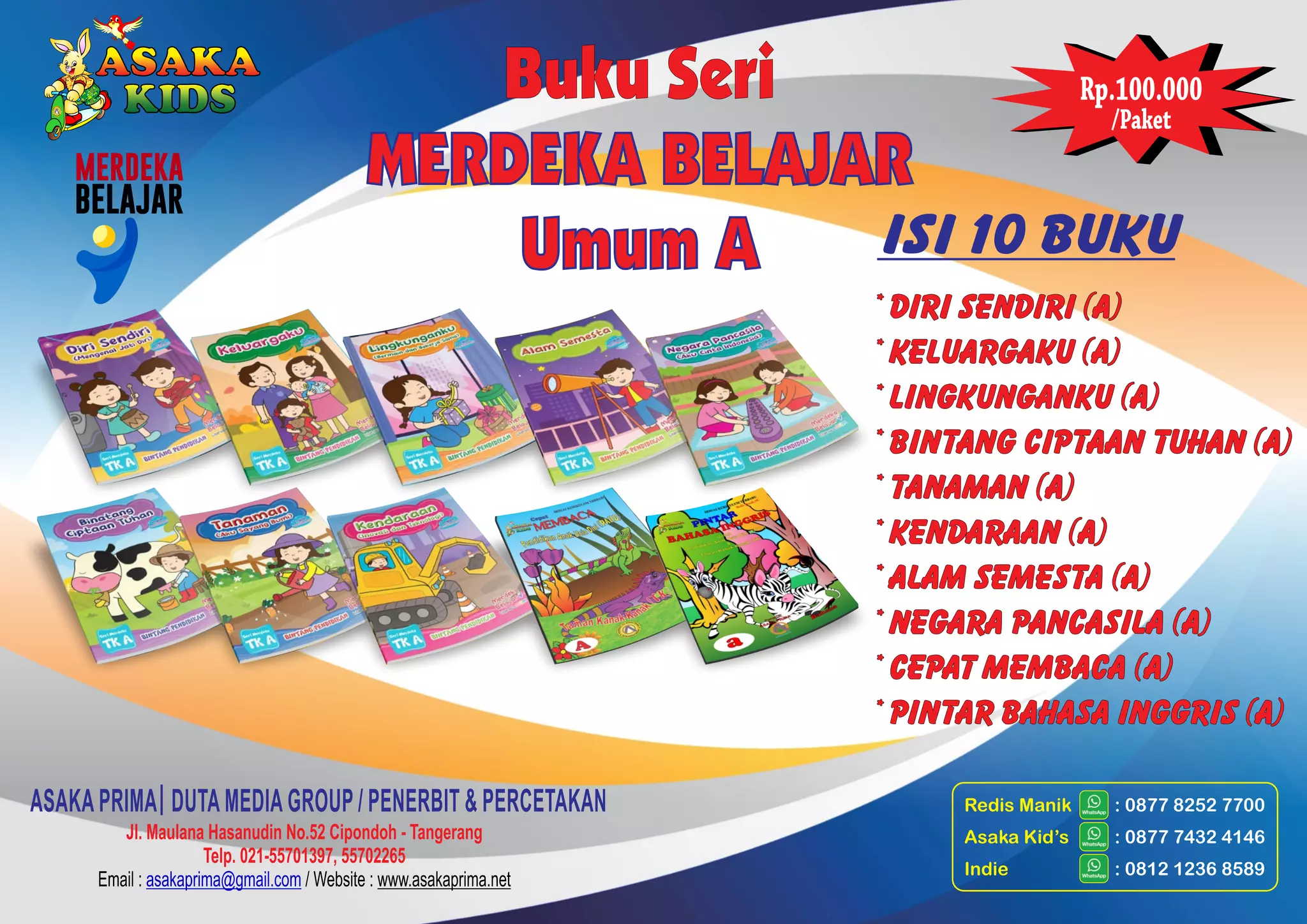 PAKET BUKU PAUD KURIKULUM MERDEKA 2024 | PDF
