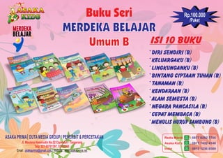 PAKET BUKU PAUD KURIKULUM MERDEKA 2024 | PDF