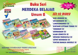 BUKU KURIKULUM MERDEKA PAUD USIA 3-4 TAHUN 2024 | PPT