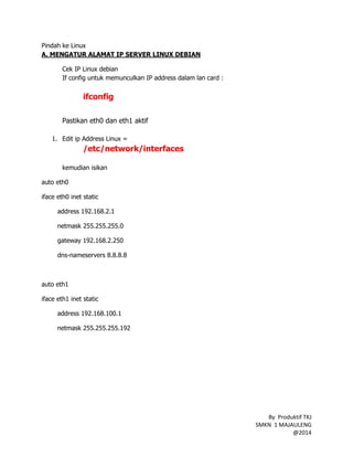 pembahasan soal UKK Paket1 SMK NEGERI 1 MAJAULENG | PDF