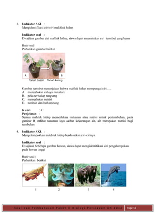 Paket 2 soal ipa biologi | PDF