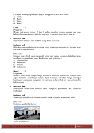 Paket 2 soal ipa biologi | PDF