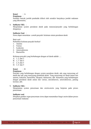 Paket 2 soal ipa biologi | PDF