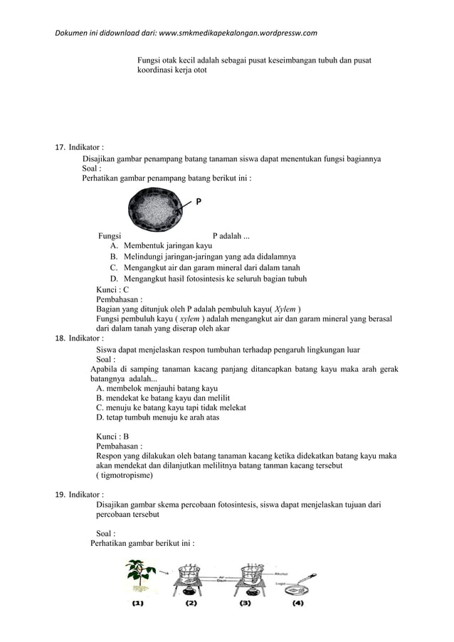 Paket5 contoh soal-ipa | PDF