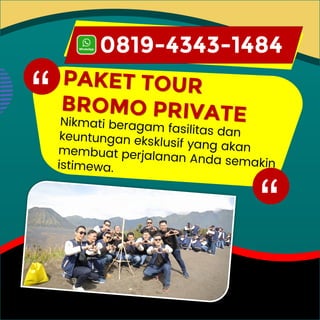 Paket Bulan Madu Bromo | PDF