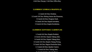 Contoh Job Description | PDF