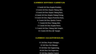 Contoh Job Description | PDF