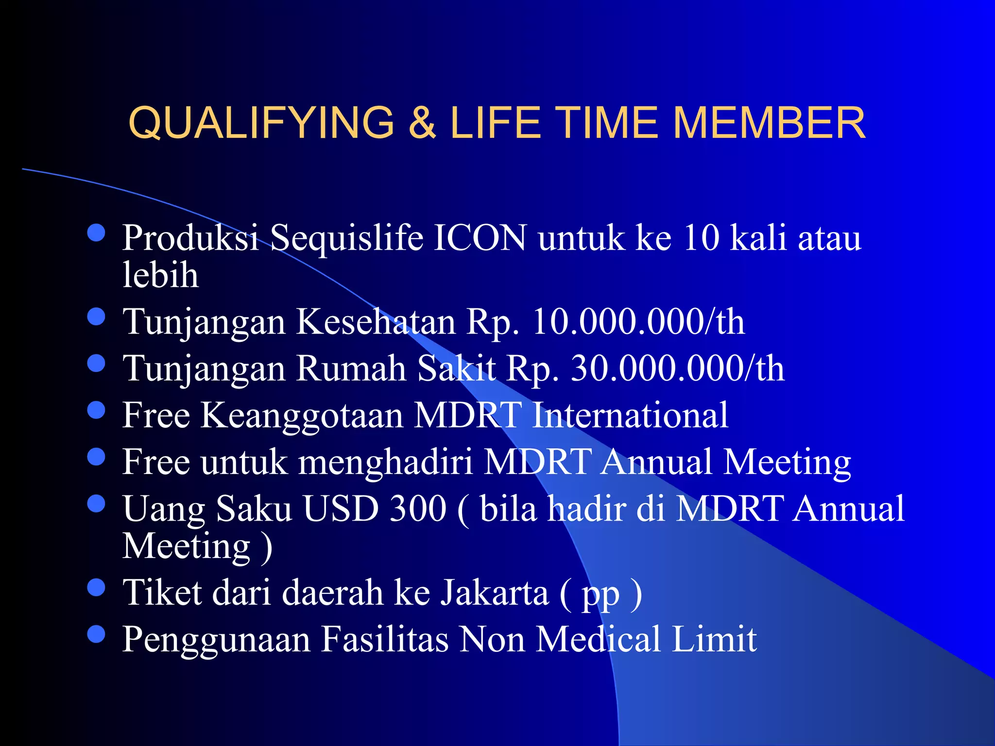 Kompensasi Agent Sequis Life | PPT