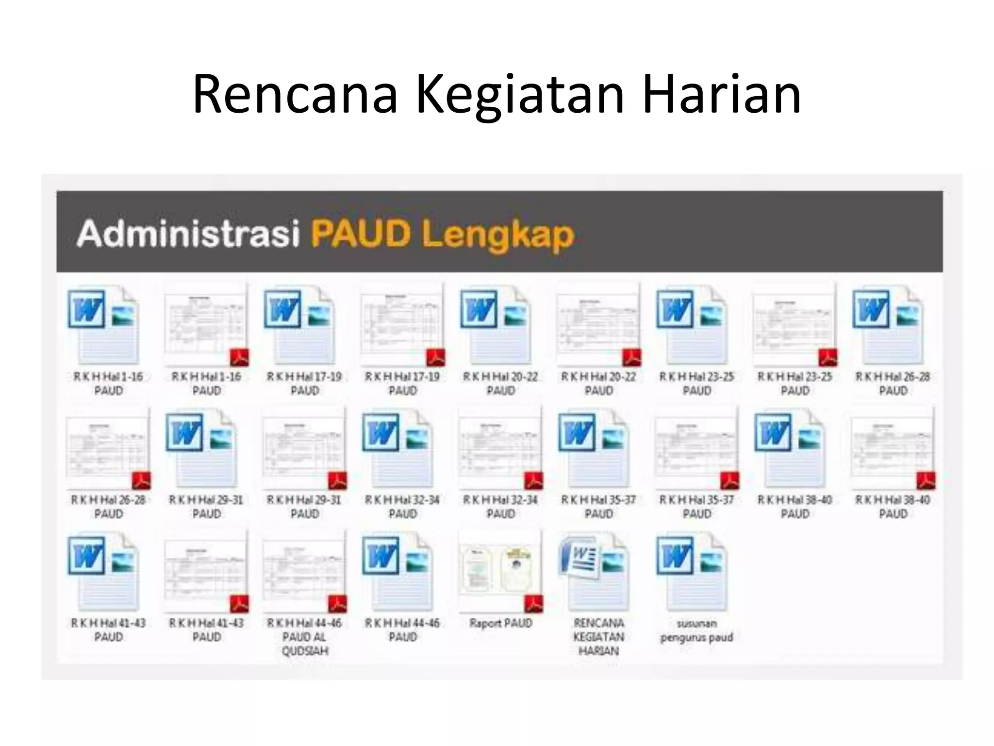 Paket paud lengkap | PPTX