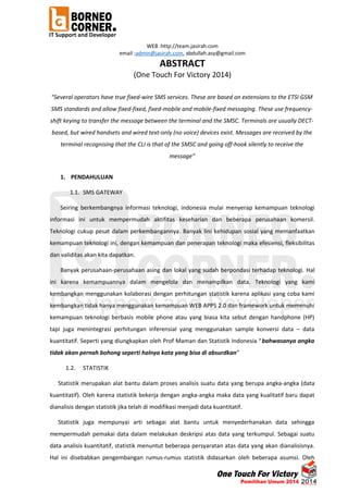 Paket proposal caleg | PDF