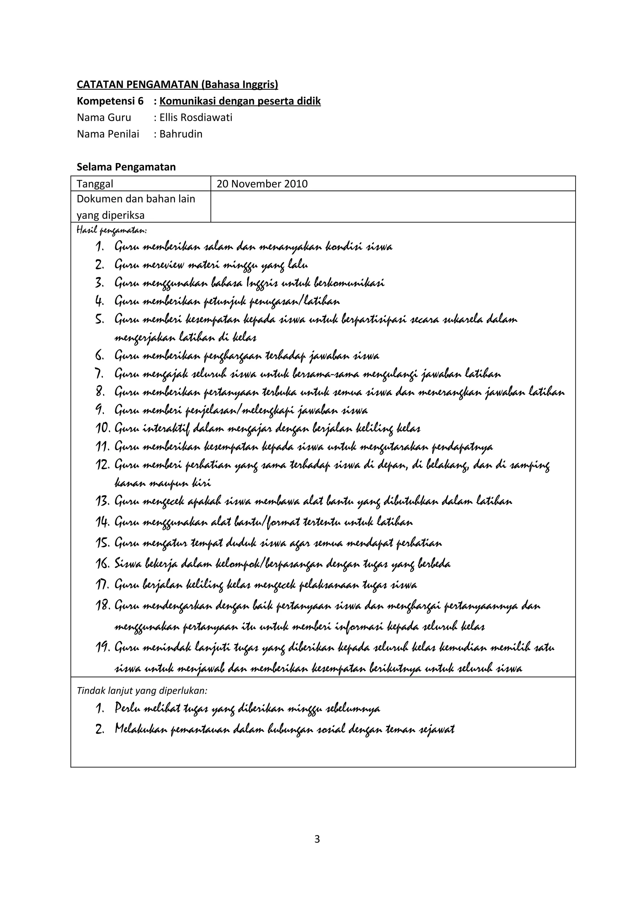 Paket simulasi utk verifikasi penilaian kinerja | DOC