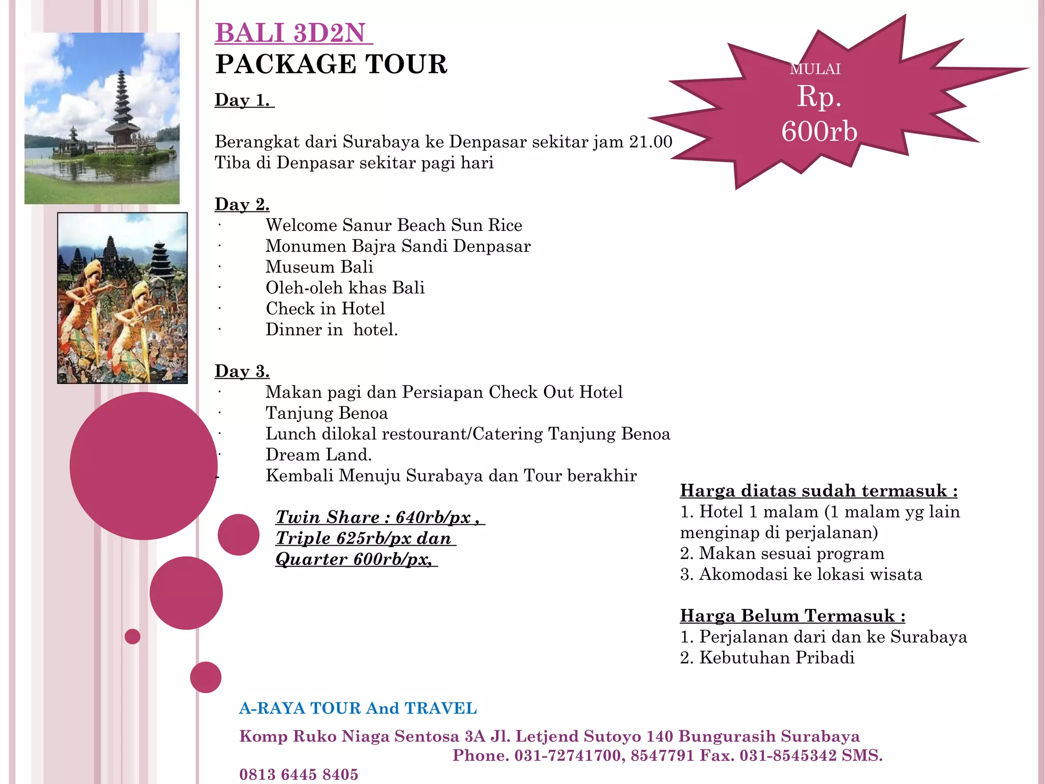 Paket tour | PPT