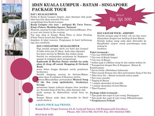 Paket tour | PPT