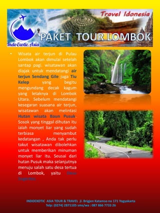 Paket wisata lombok | PPTX
