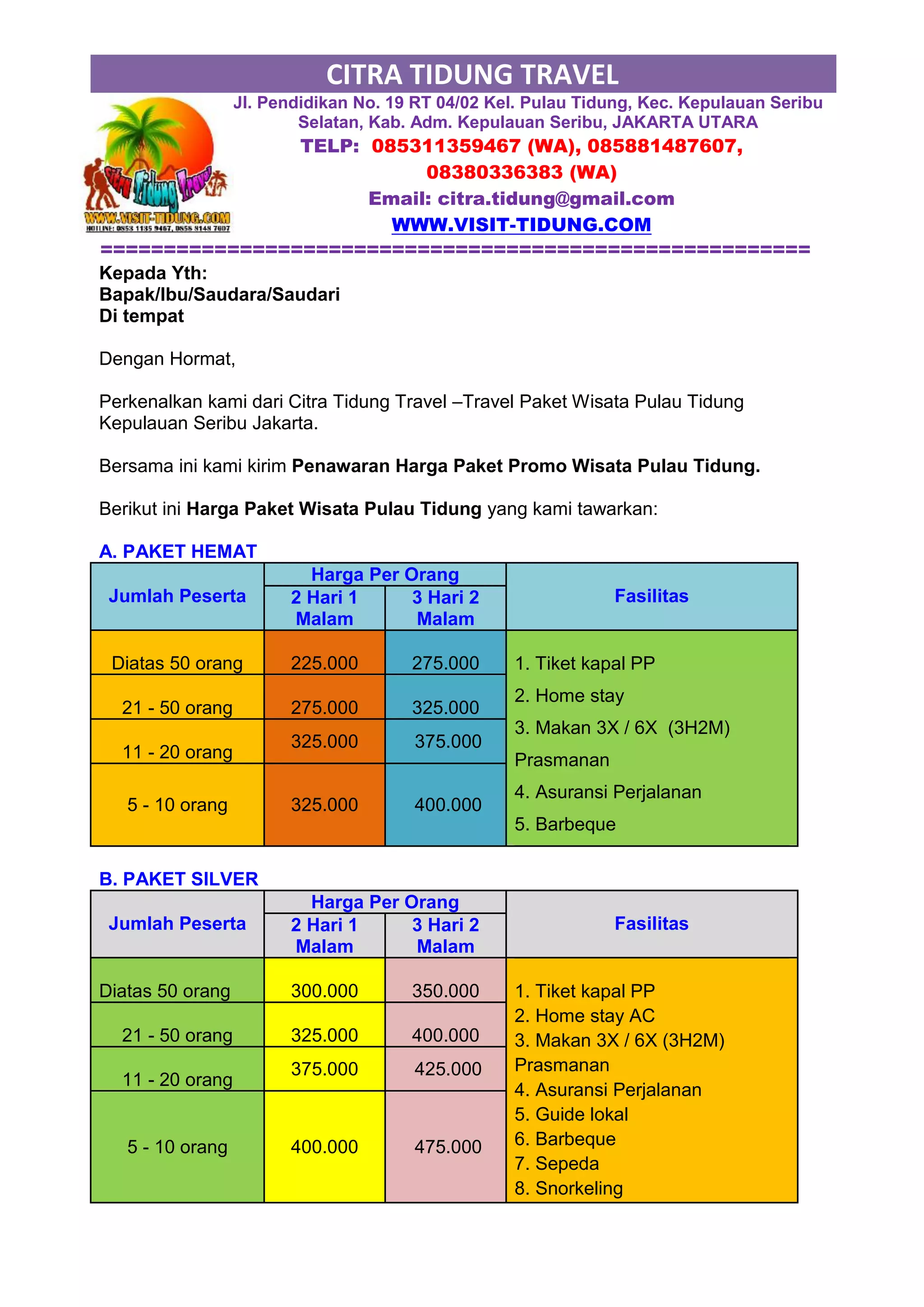 Proposal Acara Family Gathering Perusahaan | PDF