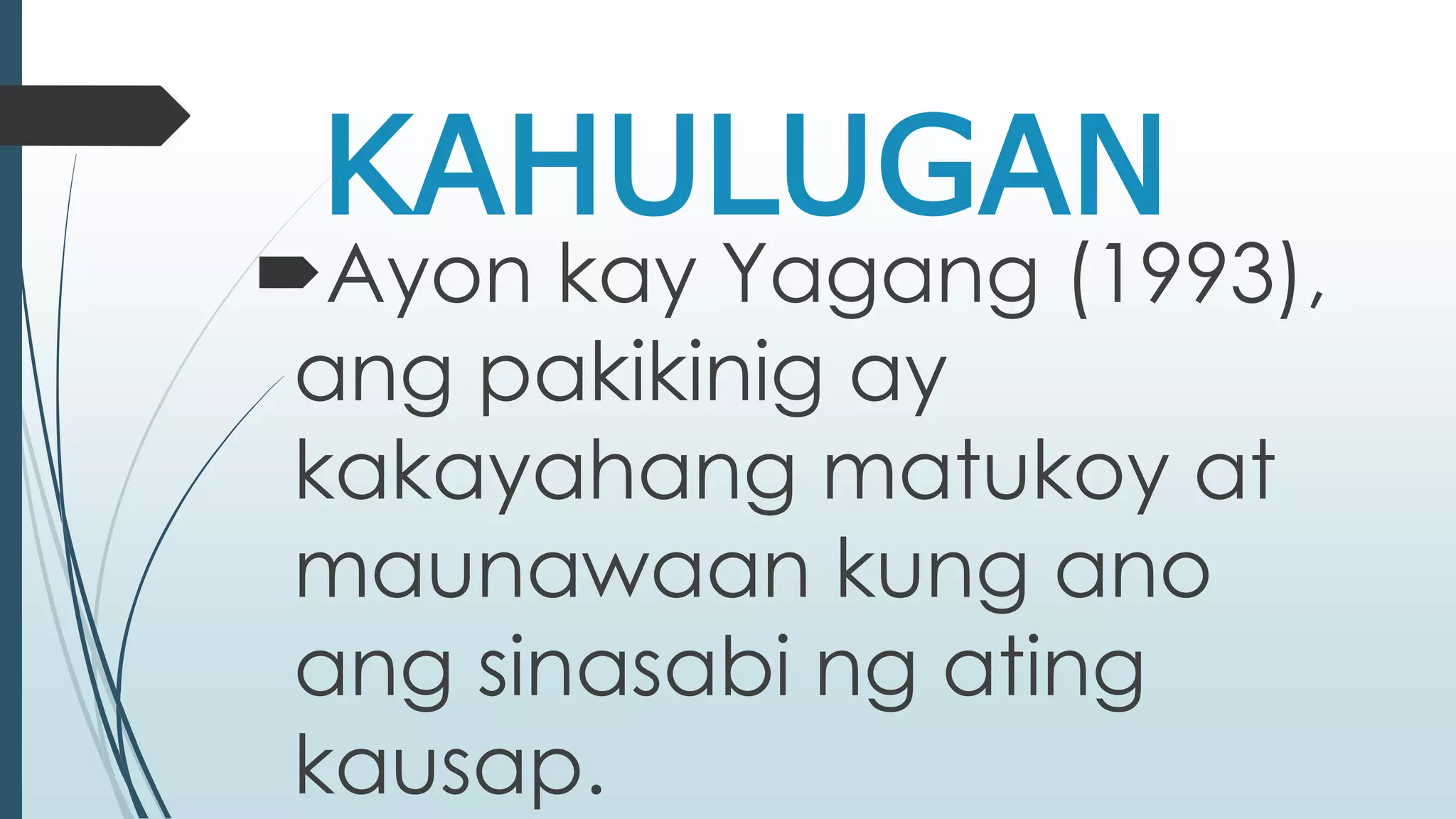 Pakikinig | PPTX