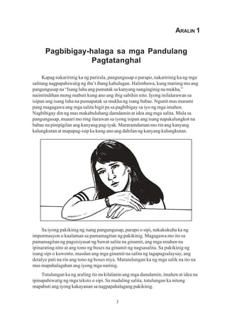 Pakikinig nang may_pagpapahalaga | PDF