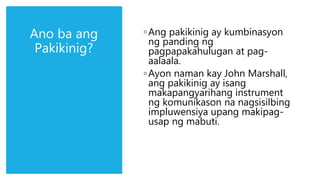 Pakikinig | PPTX