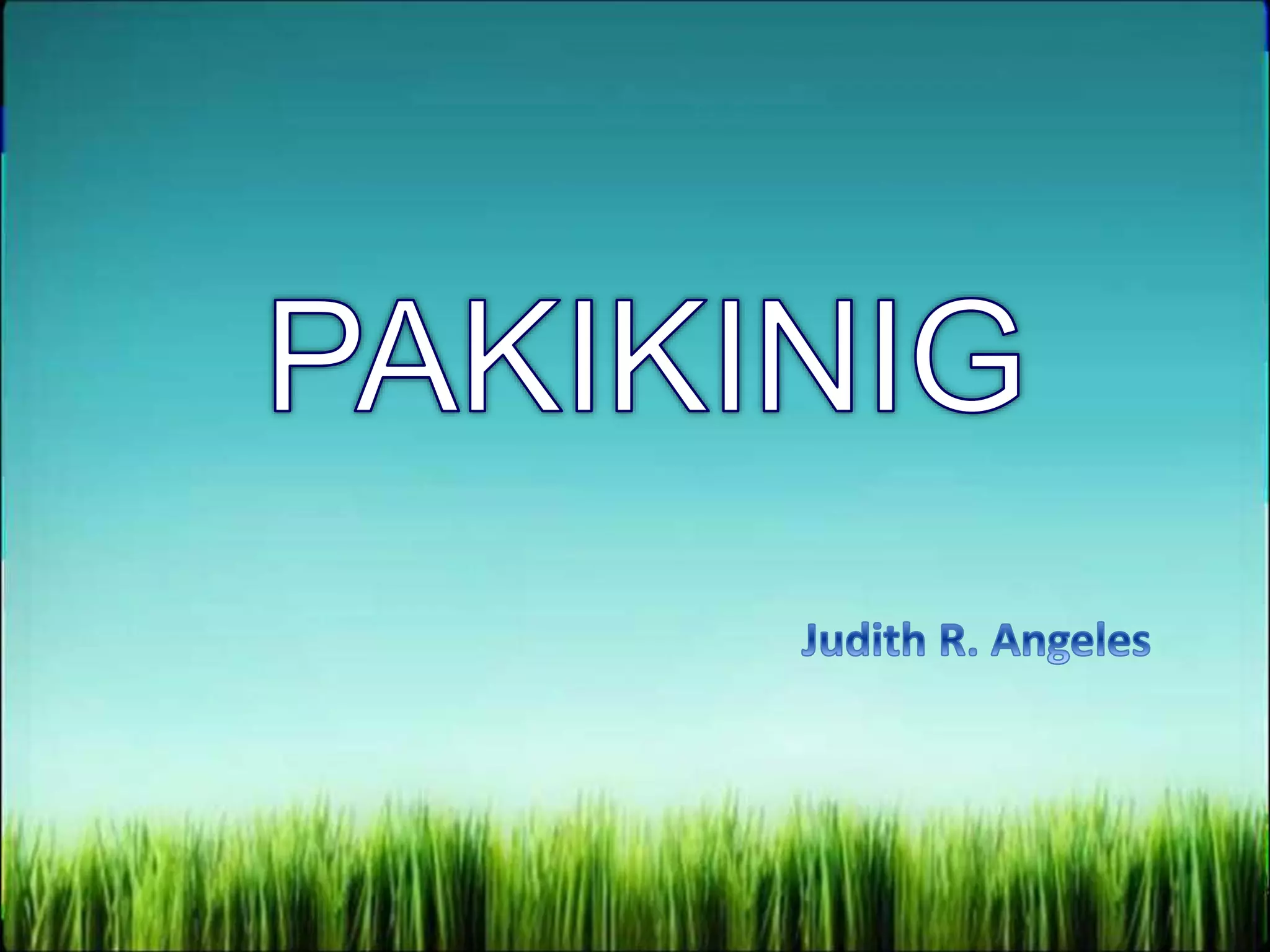 Pakikinig slideshare lecture1 | PPT