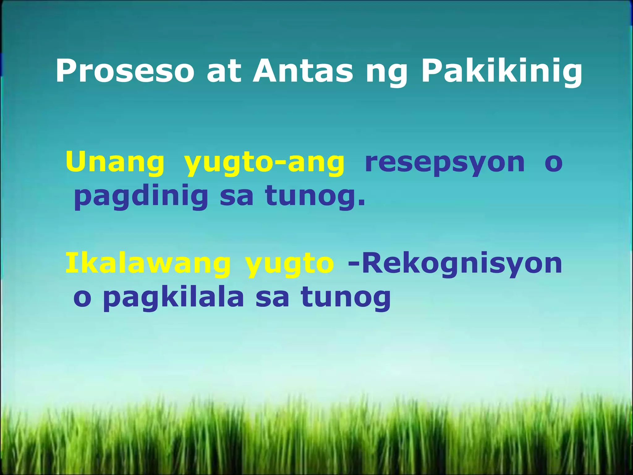 Pakikinig slideshare lecture1 | PPT
