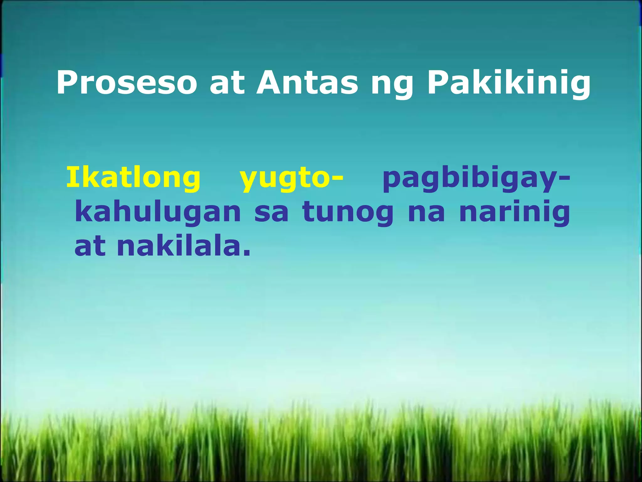 Pakikinig slideshare lecture1 | PPT