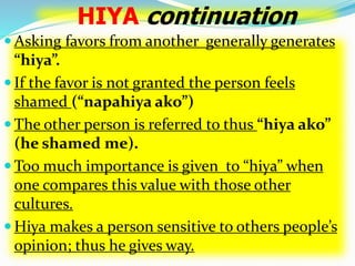 PAKIKISAMA AND HIYA (WELFREDO LUBRICO YU JR) | PPTX