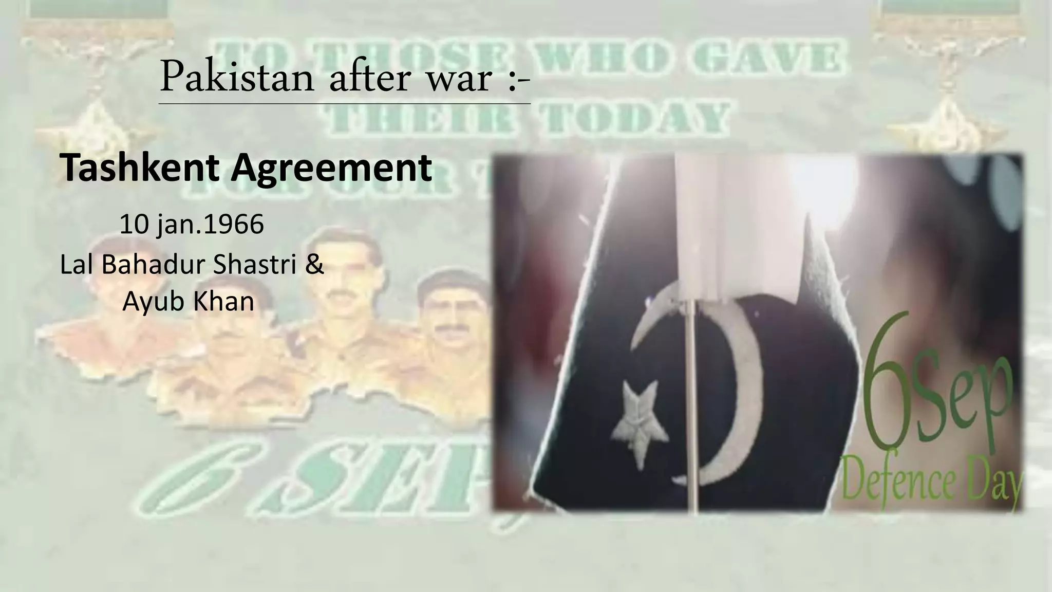 Pak india 1965 war | PPTX