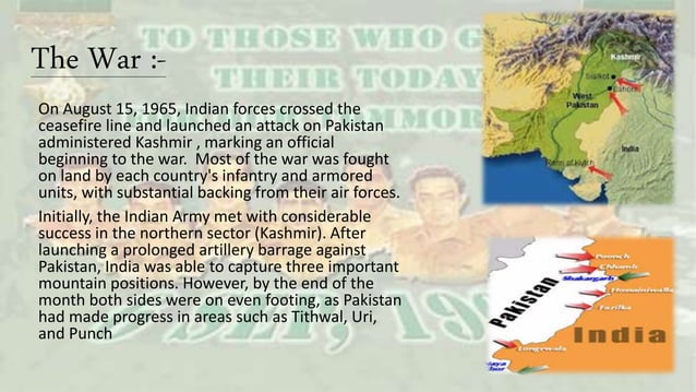 Pak india 1965 war | PPTX