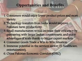 Pakistan India trade | PPTX