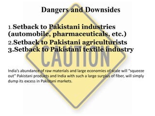 Pakistan India trade | PPTX