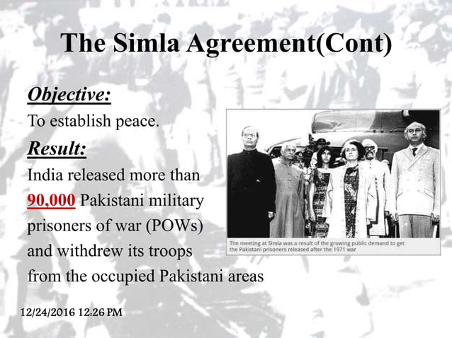 Pak indo relation | PPTX | War and Conflicts