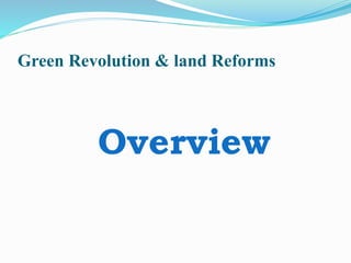 Green revolution | PPTX