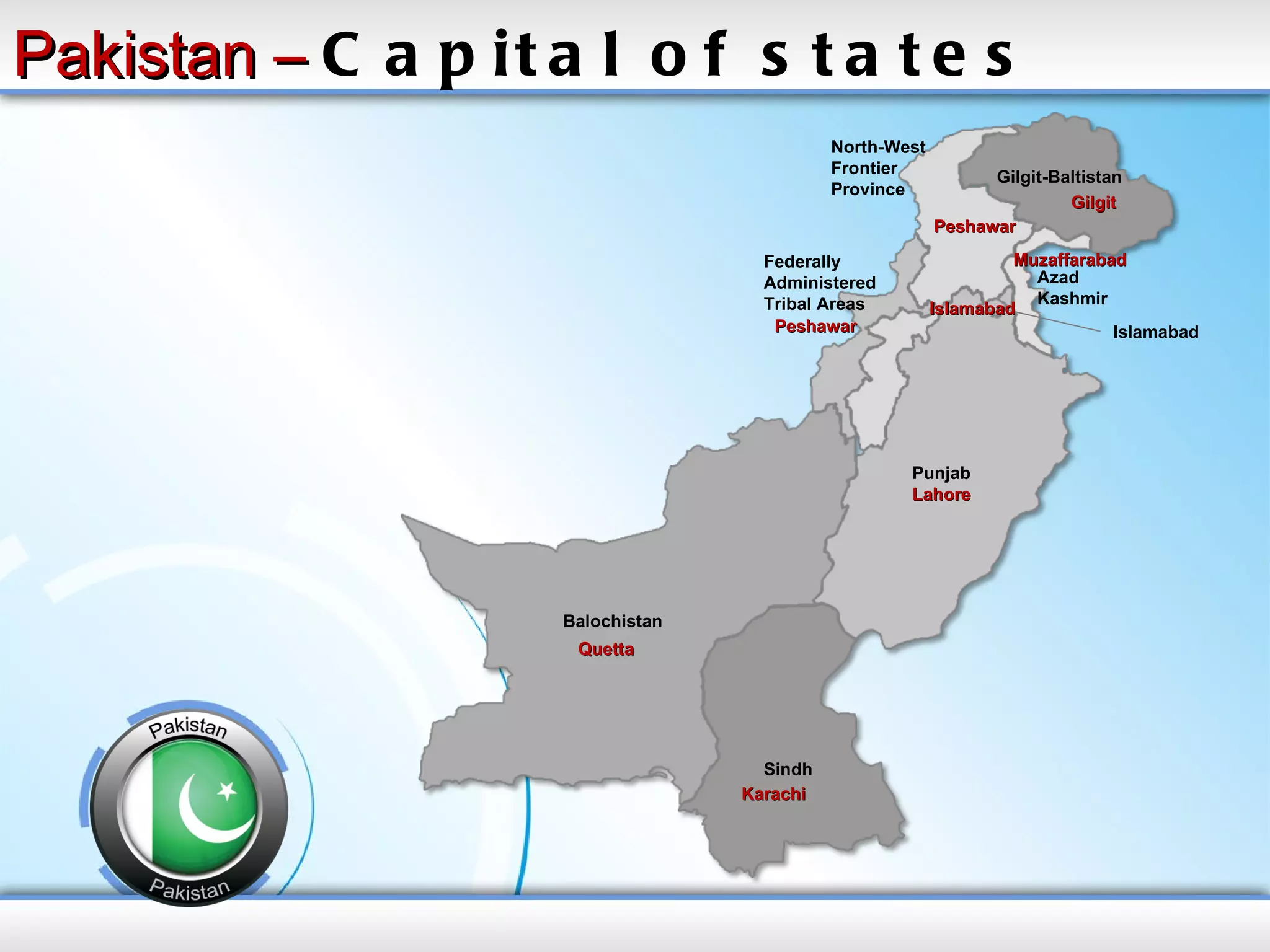 Pakistan Powerpoint (PPT) Maps | PPT