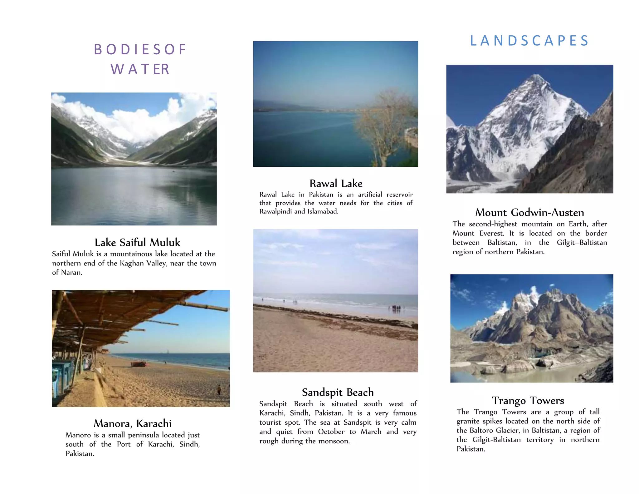Pakistan Travel Brochure | DOCX