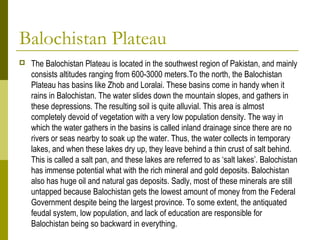 Topography of Pakistan | PPT