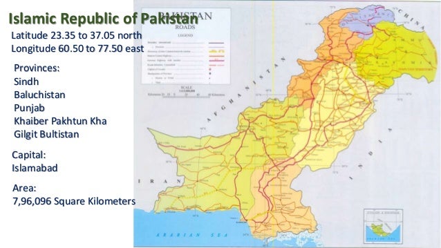 Land an climate of Pakistan