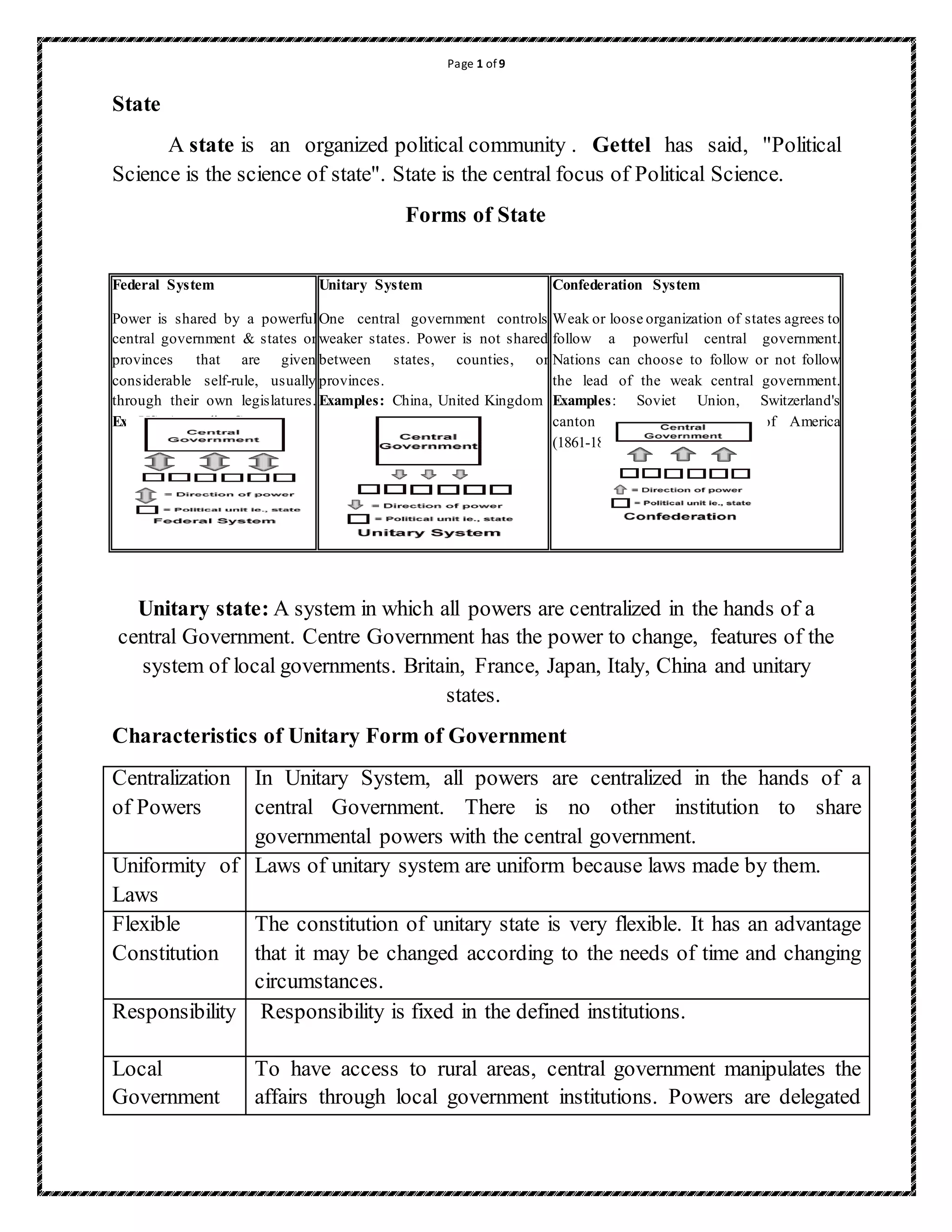 Pakistan political system | DOCX | Political Issues & policy | Politics