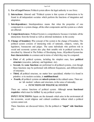 Pakistan political system | PDF