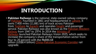 Pakistan railways | PPTX